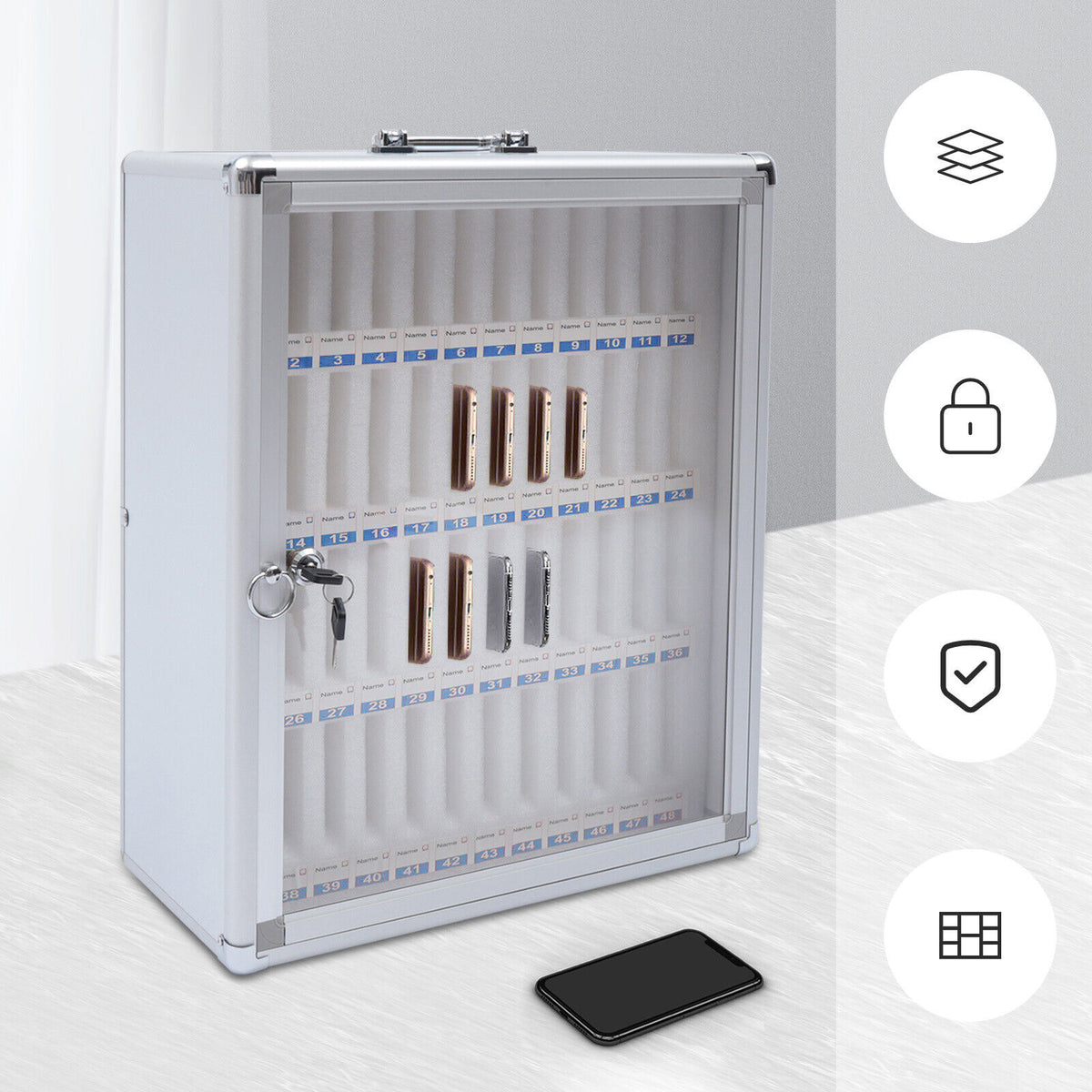 Mobile Storage Box - 48 Slots