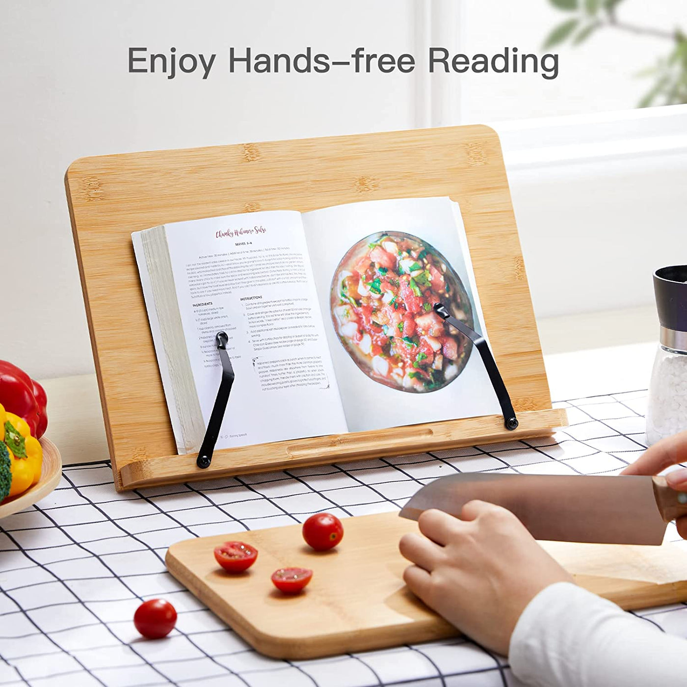 Book Stand for Desk | Adjustable Book Holder Stand for Reading